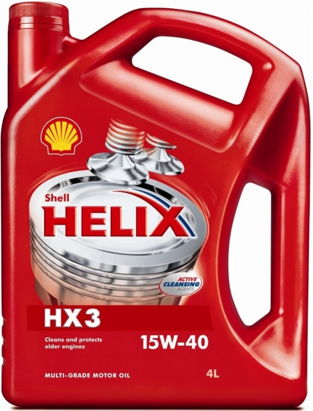 SHELL Helix HX3 15W-40 4L | Motorové oleje / Osobné automobily | eOil.sk